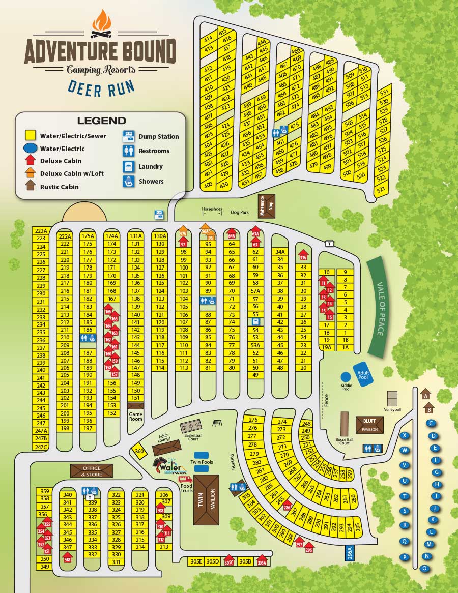 Adventure Bound Camping Resorts - Deer Run | The Perfect Family Getaway ...